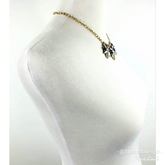 J. Crew | Jewelry | J Crew Crystal And Rhinestone Necklace 8 | Poshmark